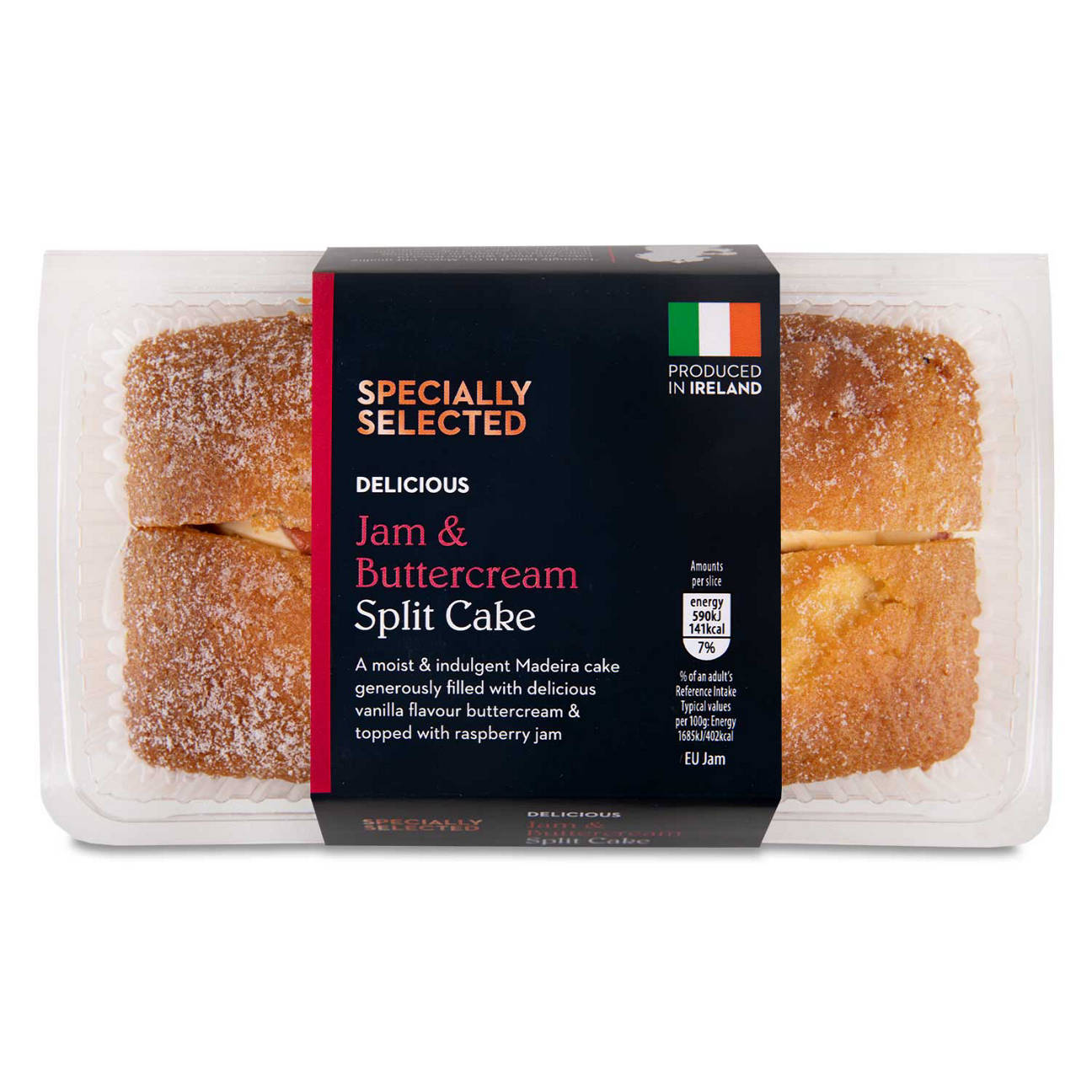 Jam & Buttercream Split Cake | ALDI IE